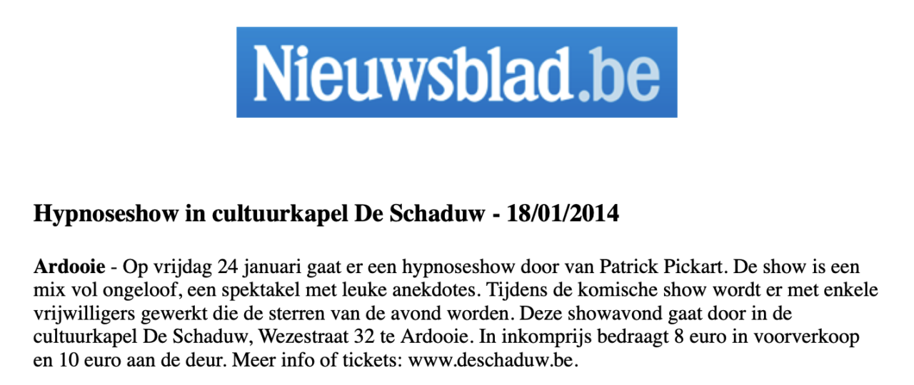 Media | Patrick PickArt