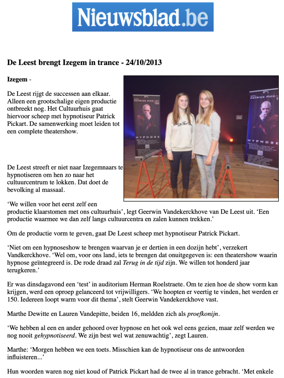 Media | Patrick PickArt